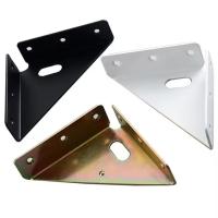 China Triangle Custom Metal Fabrication Wall Mounting Adjustable L Shaped Metal Shelf Brackets for sale