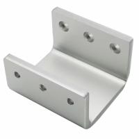 China Customized Metal Stamping Fabrication Aluminium Alloy I Shaped Angle Support Bracket for sale