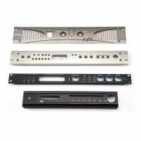 China Aluminum spcc sheet metal fabrication processing for audio amplifier panel for sale
