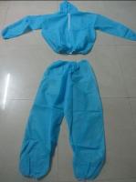 China No Stimulus Lightweight Disposable Coveralls , Non Woven Disposable Coverall Suit for sale