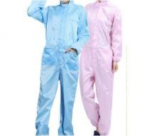 China Particle Proof Disposable Protective Suit , One Piece Pink / Blue Disposable Coveralls for sale