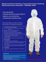 China Non Irritating Disposable Medical Gowns Skin Friendly For Medica Linstitutions for sale