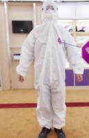 China ​Acid Proof Disposable Work Suits , Biodegradable Disposable Protective Gowns for sale