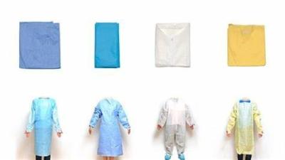 China Medical Disposable Surgical Gown Knit Cuff For Hospitals / Outpatientclinics for sale