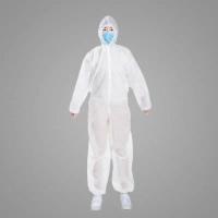 China Chemical Protective White / Blue Isolation Gowns , Comfortable Disposable Dust Suits for sale