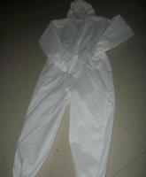 China Zipper Cover Disposable Medical Gowns , Dust Proof Disposable Chemical Suit for sale