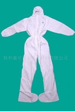 China Anti Static PP Isolation Gown S- XXL Size Breathable With Elastic Wristband for sale