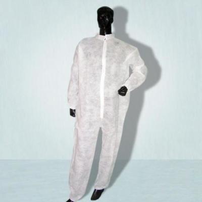 China Anti Virus PP / SMS Disposable Protective Suit Long Sleeves Uniformed Material for sale
