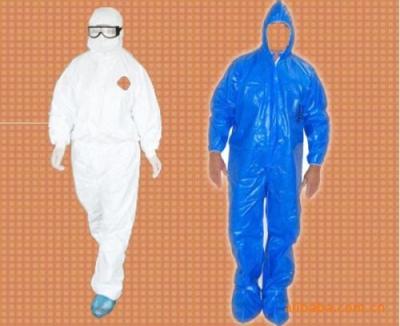 China Sterilized Medical PP Isolation Gown , Non Toxic Flame Retardant Disposable Coveralls for sale