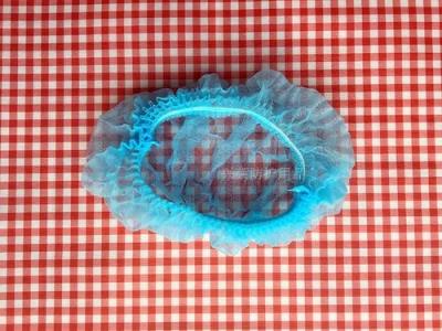 China High Air Permeability Disposable Bouffant Cap Dustproof Complete Hair Covering for sale