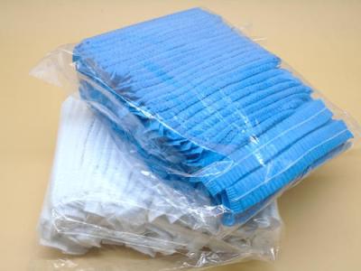 China Thermally Bonded Disposable Skull Cap , Latex Free Medical Bouffant Caps for sale