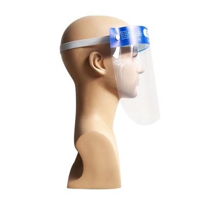 China Full Ppe Safety Face Shield Visor Disposable 32cm X 22cm for sale