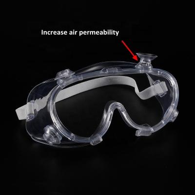 China Adult PVC Frame Disposable Safety Glasses Spectacles With Prescription Lenses for sale