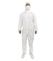 China Disposable PP+PE Medical Isolation Gowns Elastic and Knitted Cuffs for sale
