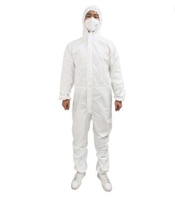 China Disposable PP+PE Medical Isolation Gowns Elastic and Knitted Cuffs for sale