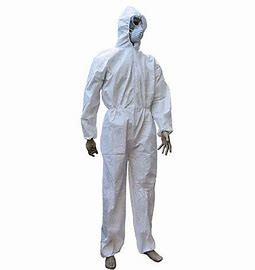 China Hospital Doctor Safety Ppe Disposable Medical Protection Suit With Hood for sale