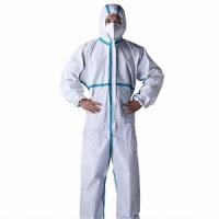 China SMS Disposable Hospital Collapsible Disposable Work Suits S M L for sale