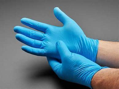 China Durable White Medline Exam Gloves , Household Environmentally Friendly Disposable Gloves for sale