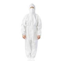 China Foladable Disposable Full Body Suit , Flame Resistant Non Woven Isolation Gown for sale