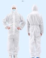 China Foladable Disposable Full Body Suit , Flame Resistant Non Woven Isolation Gown for sale