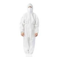 China Chemical Protective White / Blue Isolation Gowns , Comfortable Disposable Dust Suits for sale