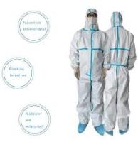 China Elastic / Knitted Cuff  Eco Friendly Disposable PPE Gowns OEM ODM for sale