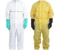China Toxic Free Disposable Isolation Gowns For Laboratory / Industry Eco Friendly for sale