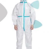 China SMS Non woven Water Resisitant Disposable Work Overalls Breathable for sale