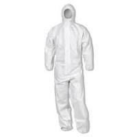 China Disposable PP+PE Medical Isolation Gowns Elastic and Knitted Cuffs for sale
