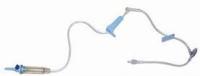 China 10 Drop Medical Alaris Primary Pump Iv Tubing Dual Lumen Iv Catheter for sale
