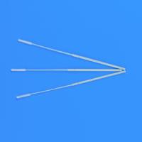 China Ergonomic Anatomic Oral Nasal Nylon Flocked Tube Sample Swab for sale