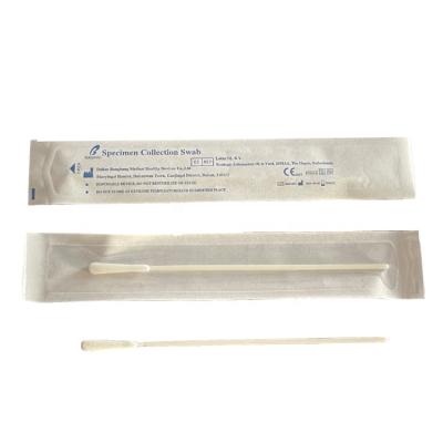 China Disposable Oral Flocked Specimen Collection Swabs Nylon Flocked  With Flocking Tip for sale