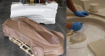 China Brown LH105 Epoxy Resin Modeling Adhesive 2kg-20kg with 290-320 kg/cm² Compressive Strength and 150°C Temperature Resistance for sale