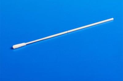 China Oral Sampling Collection Nasal Flocked Swabs Nylon Fiber Head Cleanmo Swabs CM-FS915 for sale
