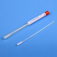 China CM-FS913 Nylon Flocked Swabs With Long Tube / Plastic Bag DNA Sampling Swab for sale
