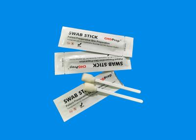 China Surgical Skin Foam Chlorhexidine Gluconate Swab for sale