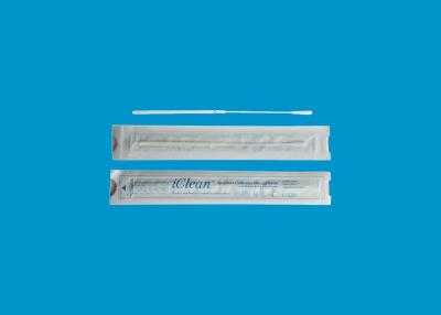 China Sampling Flocked Nasopharyngeal Flu Swab / Flu Test Nose Swab Oval Tip CM-FS913 for sale