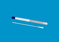 China DNA Specimen Collection Nose Throat Swab Flocked Tip Swab With Transport Tube for sale