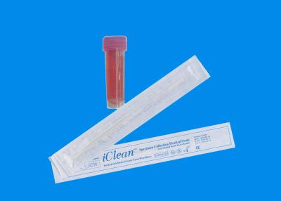 China Virus Stick flocked Iclean Disposable Swabs Vtm Kits With Nasal Swab for sale