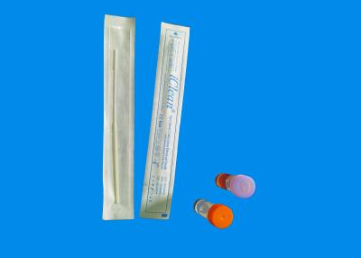 China Flocked Oropharyngeal Swab Collection Kit With 3mm Tip 148mm Oval Tip for sale