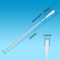China ABS Handle Nasopharyngeal Oropharyngeal Swab Flocked Tapered Swab CM-FS916 for sale
