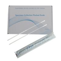 China Molded Breakpoint Flocked Throat Swab And Nasopharyngeal Swab DNA Testing for sale