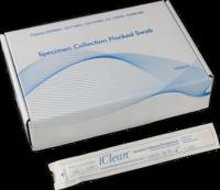 China DNA Flocked Specimen Collection Swab Nylon Fiber Bacterial Culture Transport Swab 147mm for sale