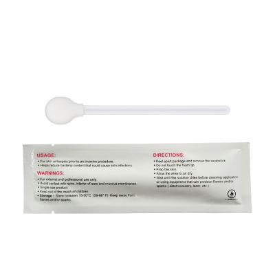 China Sponge Medical Chlorhexidine Gluconate Skin Prep Foam nasal antiseptic swabs for sale