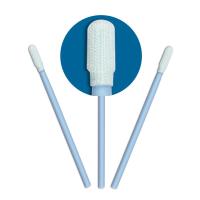 China CM-PS743 Round Head Lint Free Clean Polyester Dacron Oral Swab Stick for sale