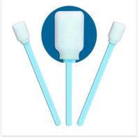 China Lint Free Polyurethane Foam Flat Tip Sponge Cleanroom Swabs CM-FS707 for sale
