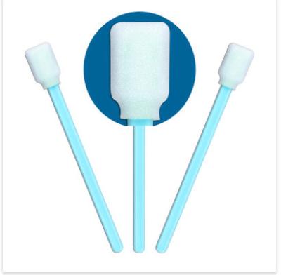 China Lint Free Polyurethane Foam Flat Tip Sponge Cleanroom Swabs CM-FS707 for sale