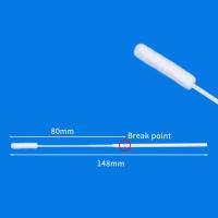 China DNA Sample Collection Nasopharyngeal Flocked Swab With Transport Tube for sale