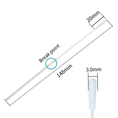 China DNA Nasal Flocked Swabs Disposable Sampling Swab For Nasopharyngeal for sale