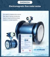 China Shengda 2 Inch 50 mm Water Flow Meter Digital Fluid Flowmeter for sale